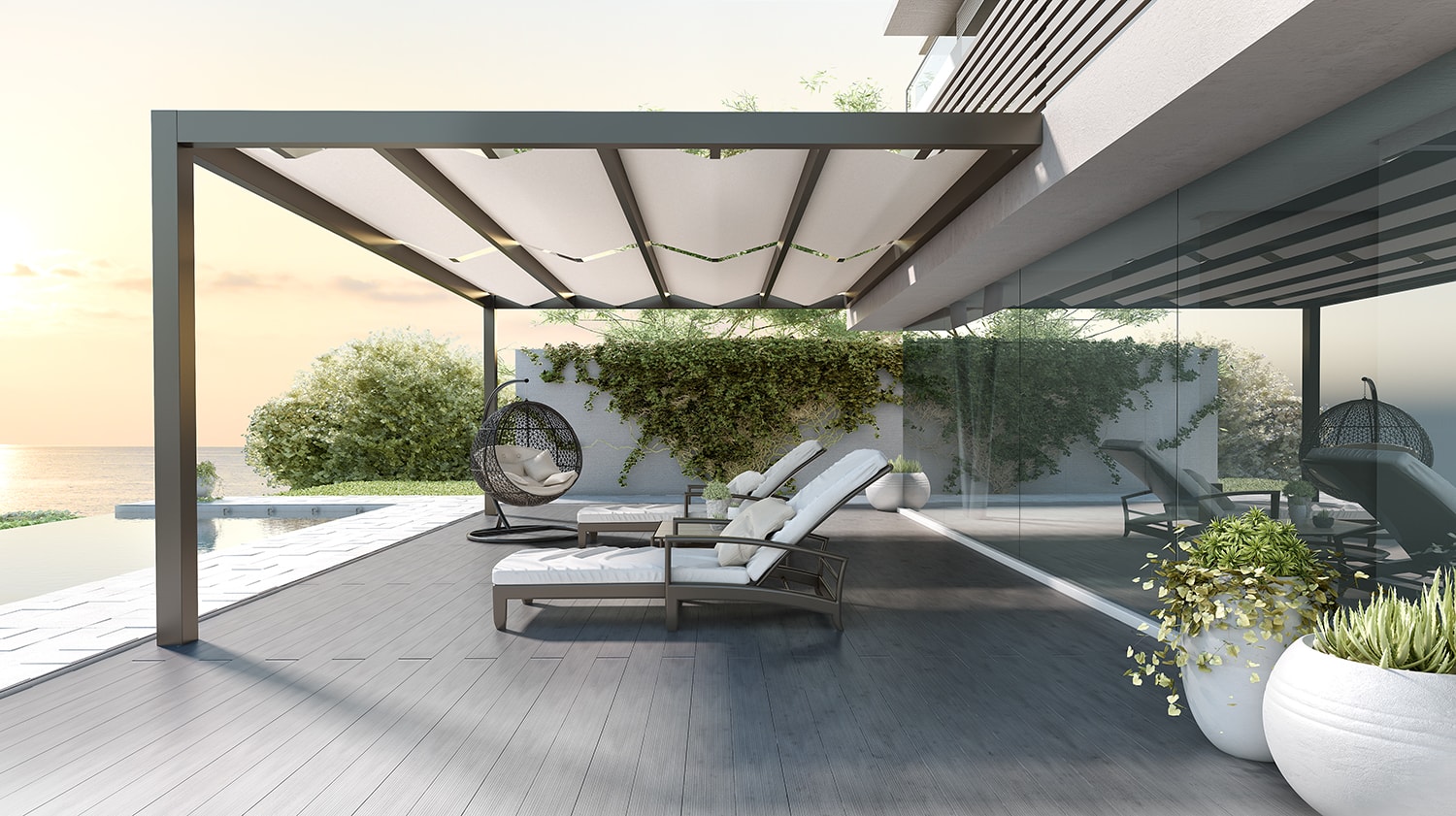 SHADING - ATRIUMS - PERGOLAS - AtraGroup